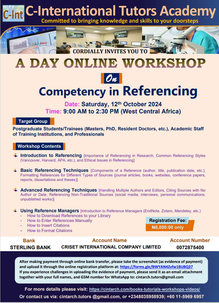 Books, Tutorials, Workshops, Videos – C-International Archives